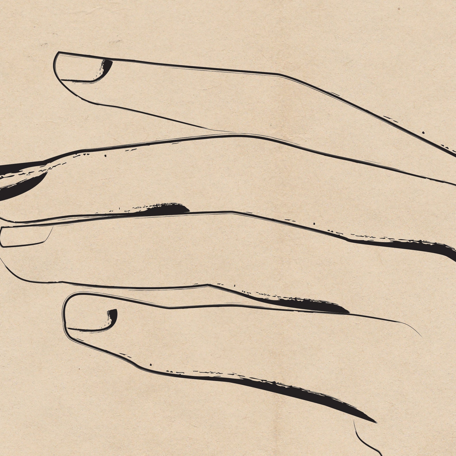 Hand Illustration Ink on Creased Vintage Paper Design. - Etsy