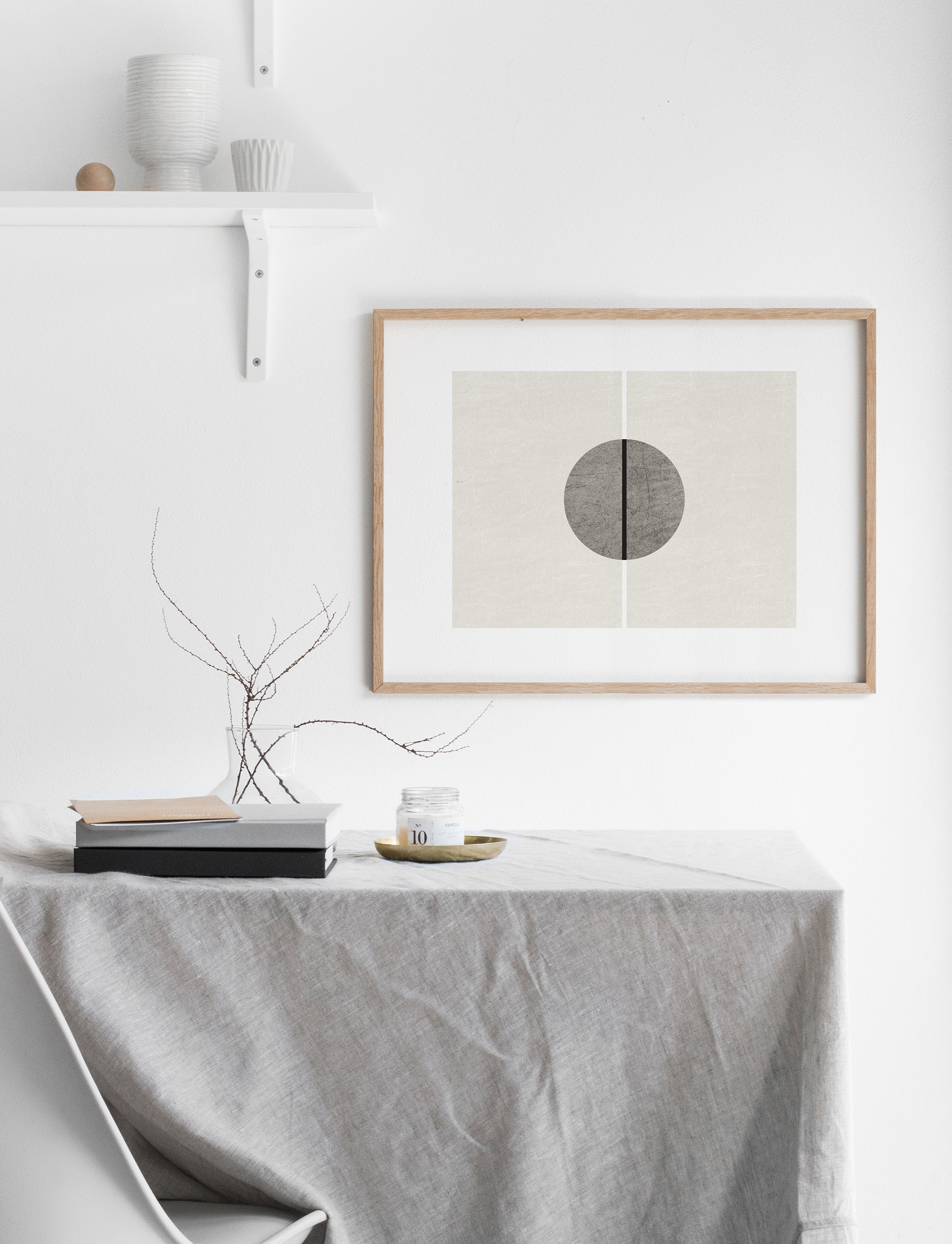 Minimalist Geometric Print Set. Rice Paper in Neutral. Download ...