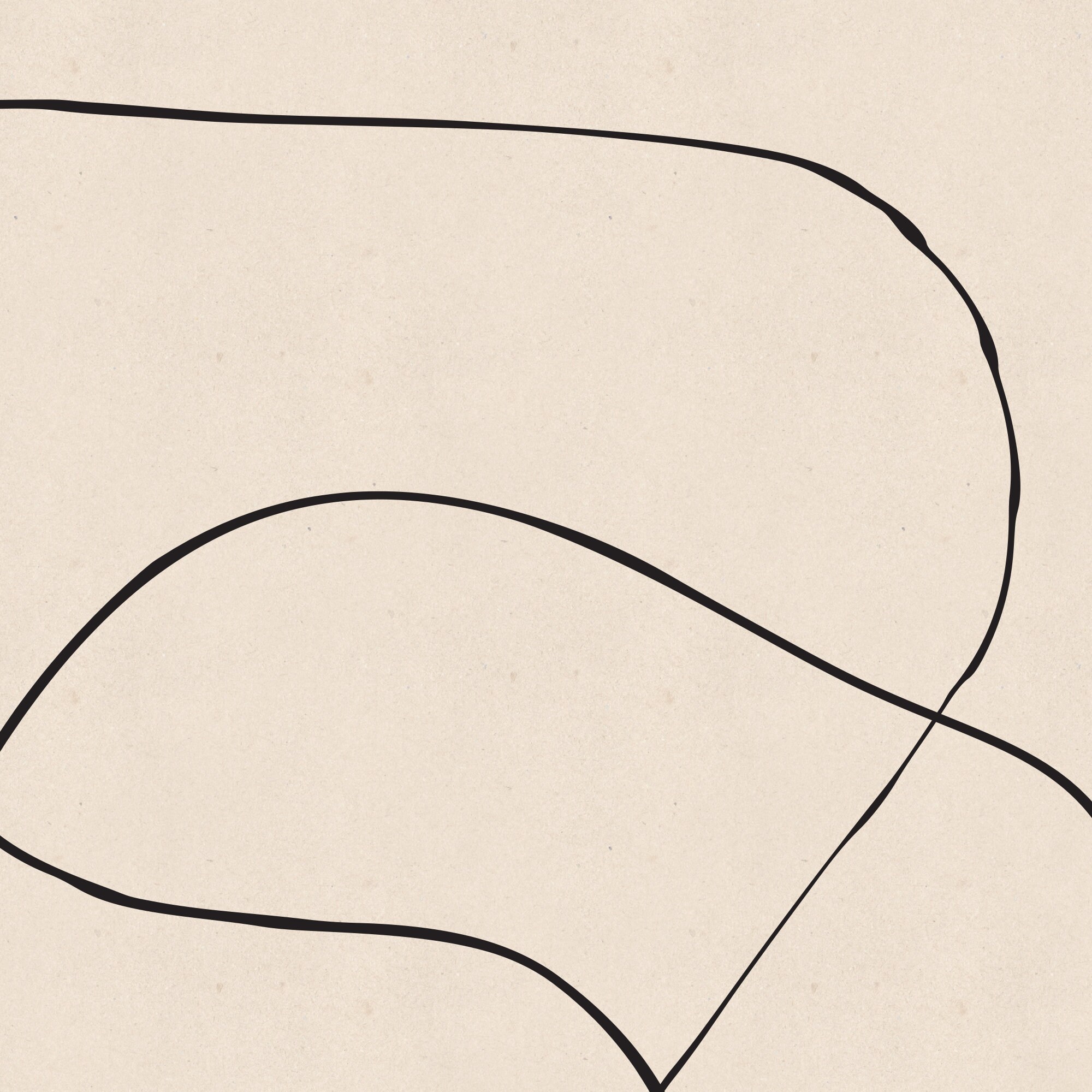 Abstract Scribble Fine Line Drawing. Download the Files and - Etsy