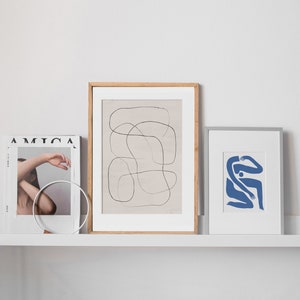 Blue Body Abstract Illustration. Printable Artwork. Download the Files ...