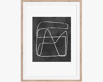 Stairway to Heaven. Abstract Line Art. Download the Files and | Etsy