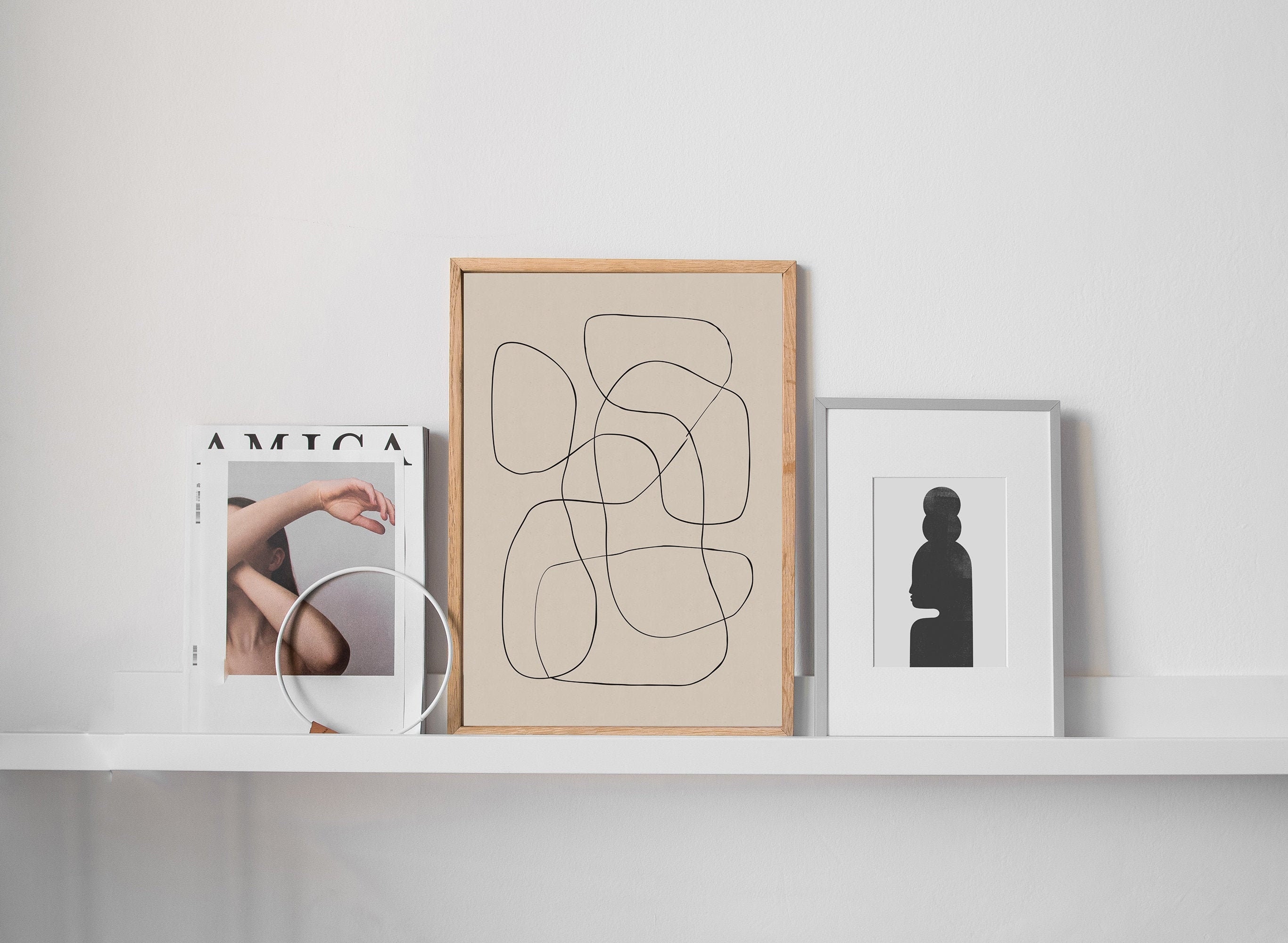 Abstract Scribble Fine Line Drawing. Download the Files and - Etsy