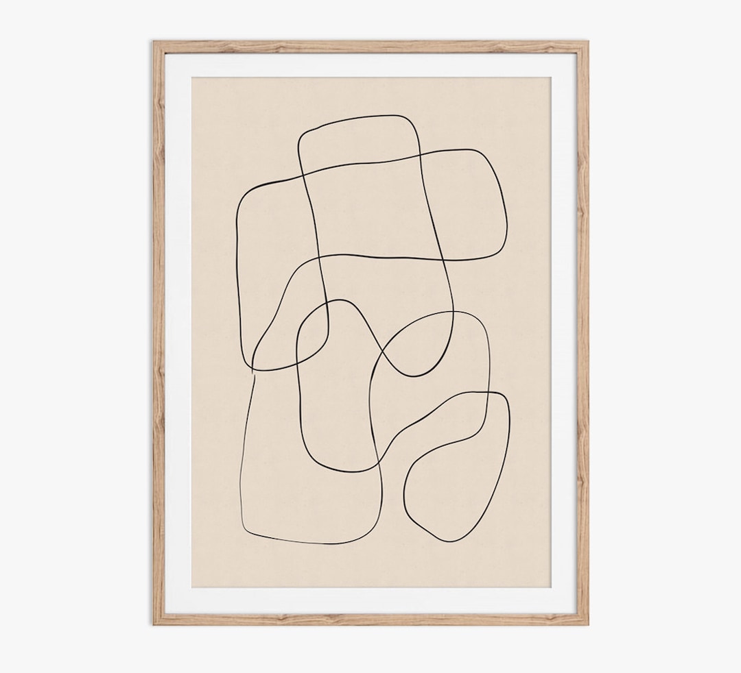 Abstract Scribble Fine Line Drawing. Download the Files and Print From ...