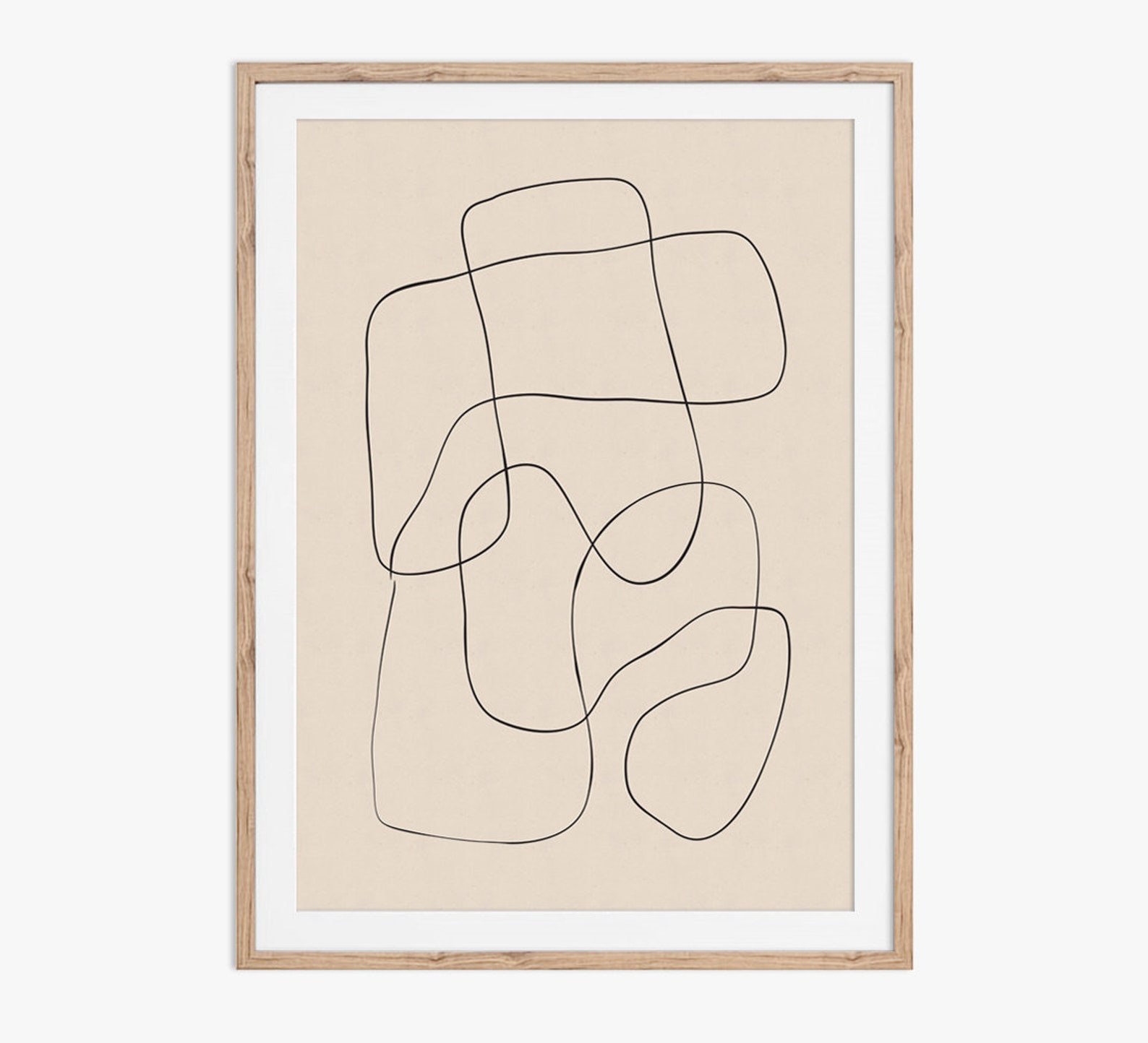 Abstract Scribble Fine Line Drawing. Download the Files and Print From ...