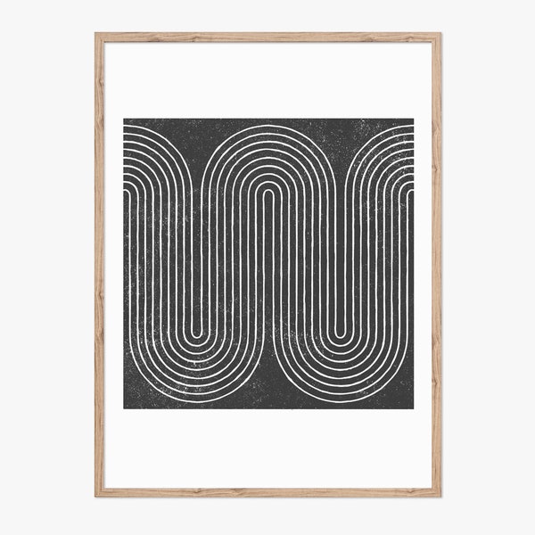 White Line Woodblock Print - Etsy