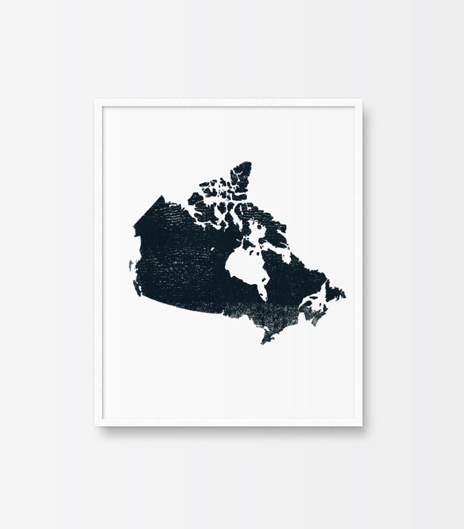 Map Art, Map of Canada, Map Art Print, Printable Art, Black and White ...