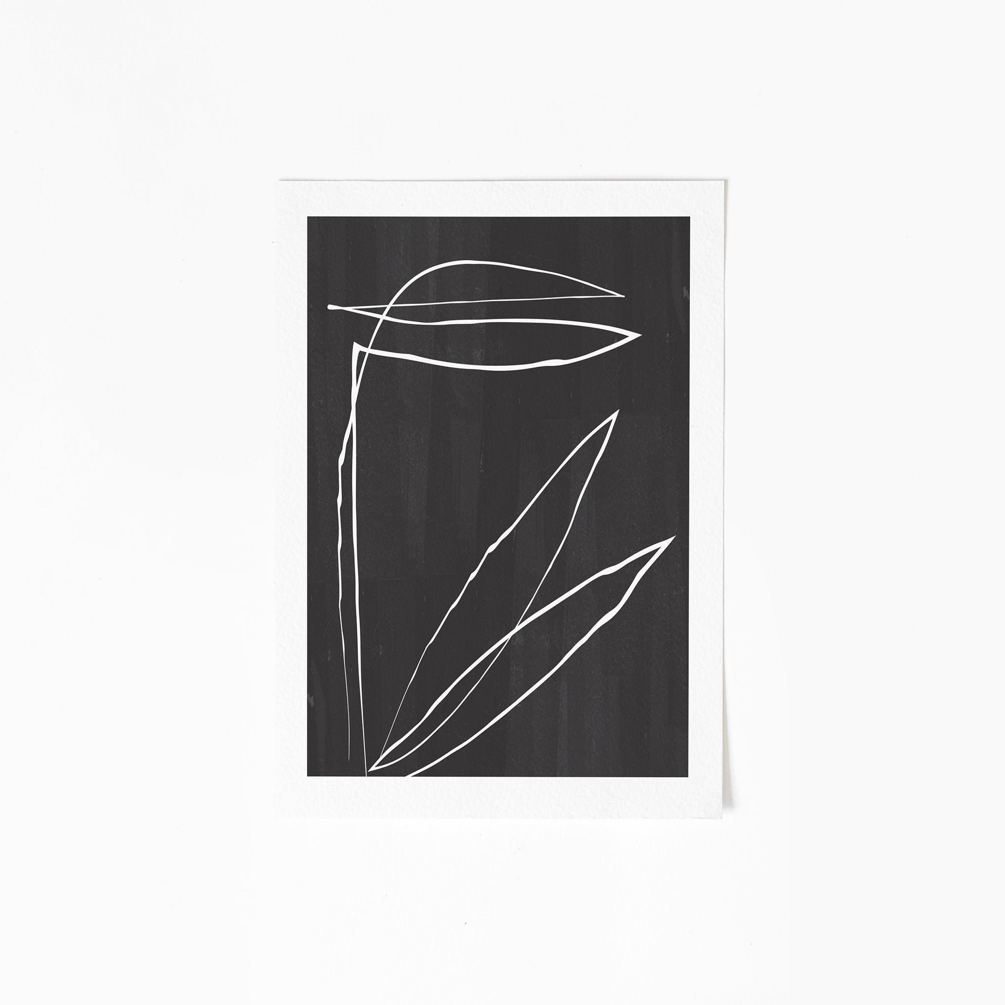 Abstract Botanic Line Drawing. A Minimal Sketch of a Plant - Etsy