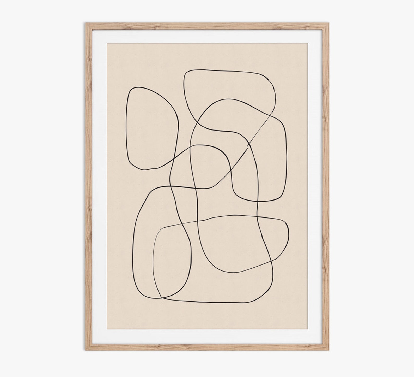 Abstract Scribble Fine Line Drawing. Download the Files and Print From ...
