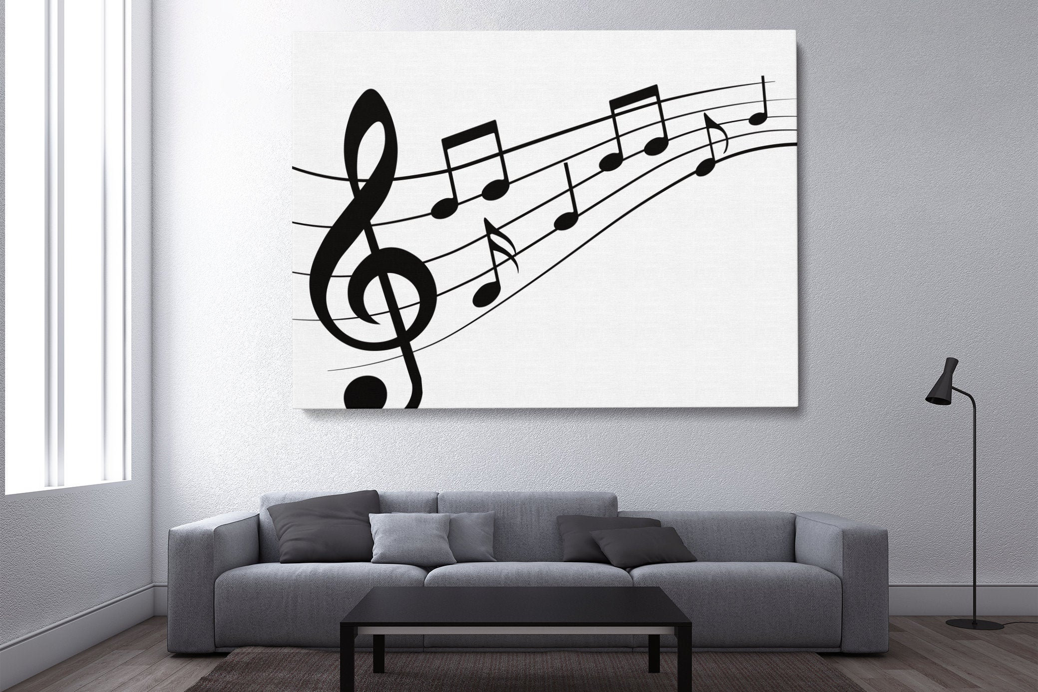 Music Notes Wall Art | Music Home Decor | Musical Notes Decor | Music ...