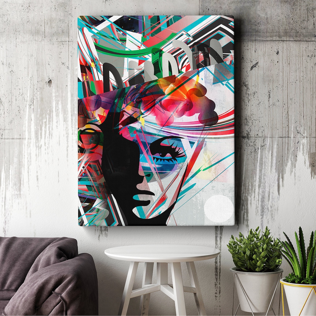 Abstract Fashion Girl | Lady Poster Personality | Fashion Abstract ...