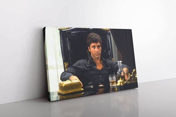 Scarface Wall Art Scarface Movie Scene Canvas Wall Art | Etsy