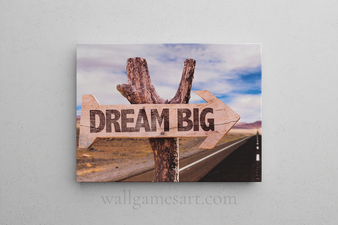 Work Hard Dream Big Concept Nature | Motivational Inspirational | Home ...