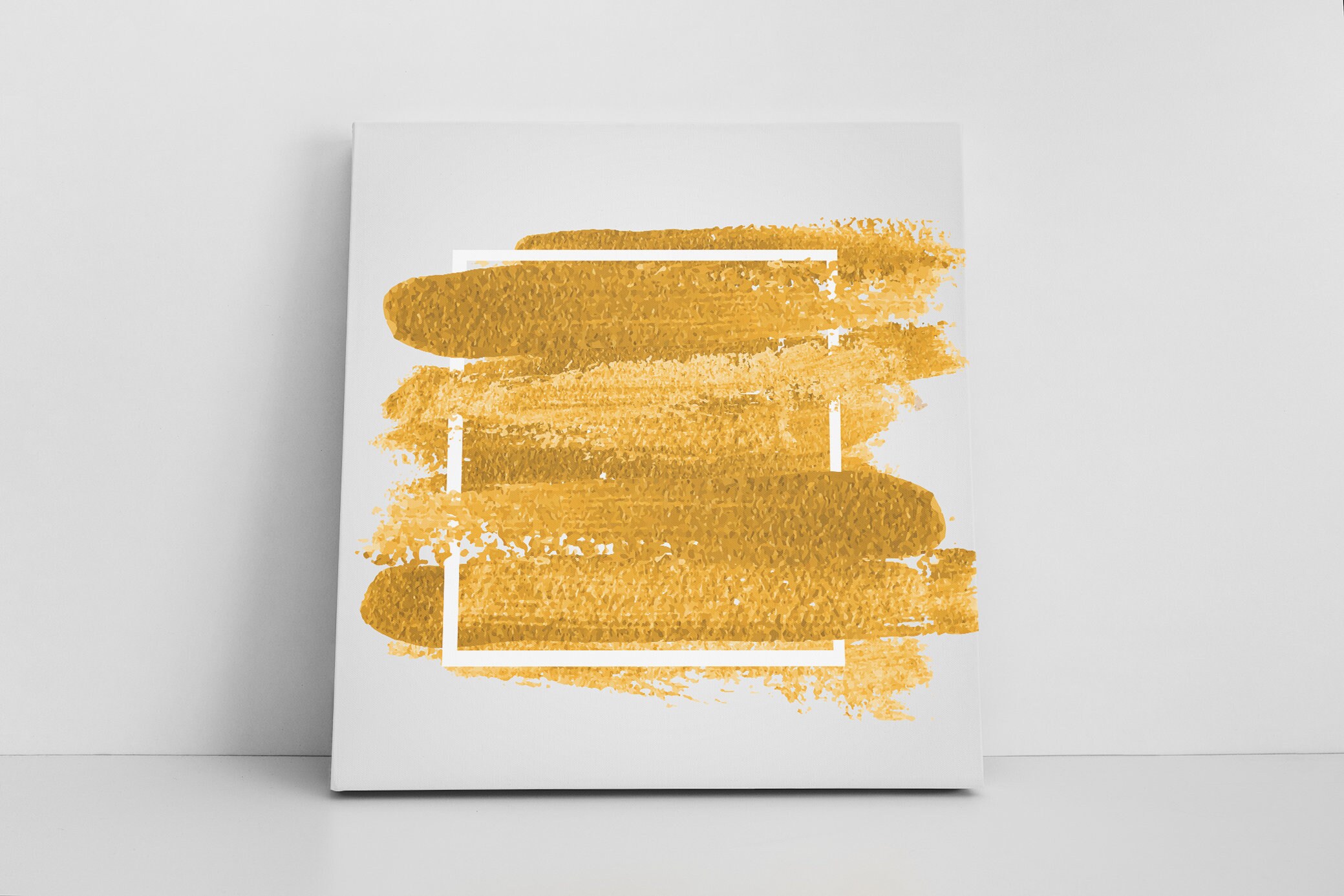 Gold Abstract Wall Art | Gold Printing | Texture Canvas Wall Art | Home ...