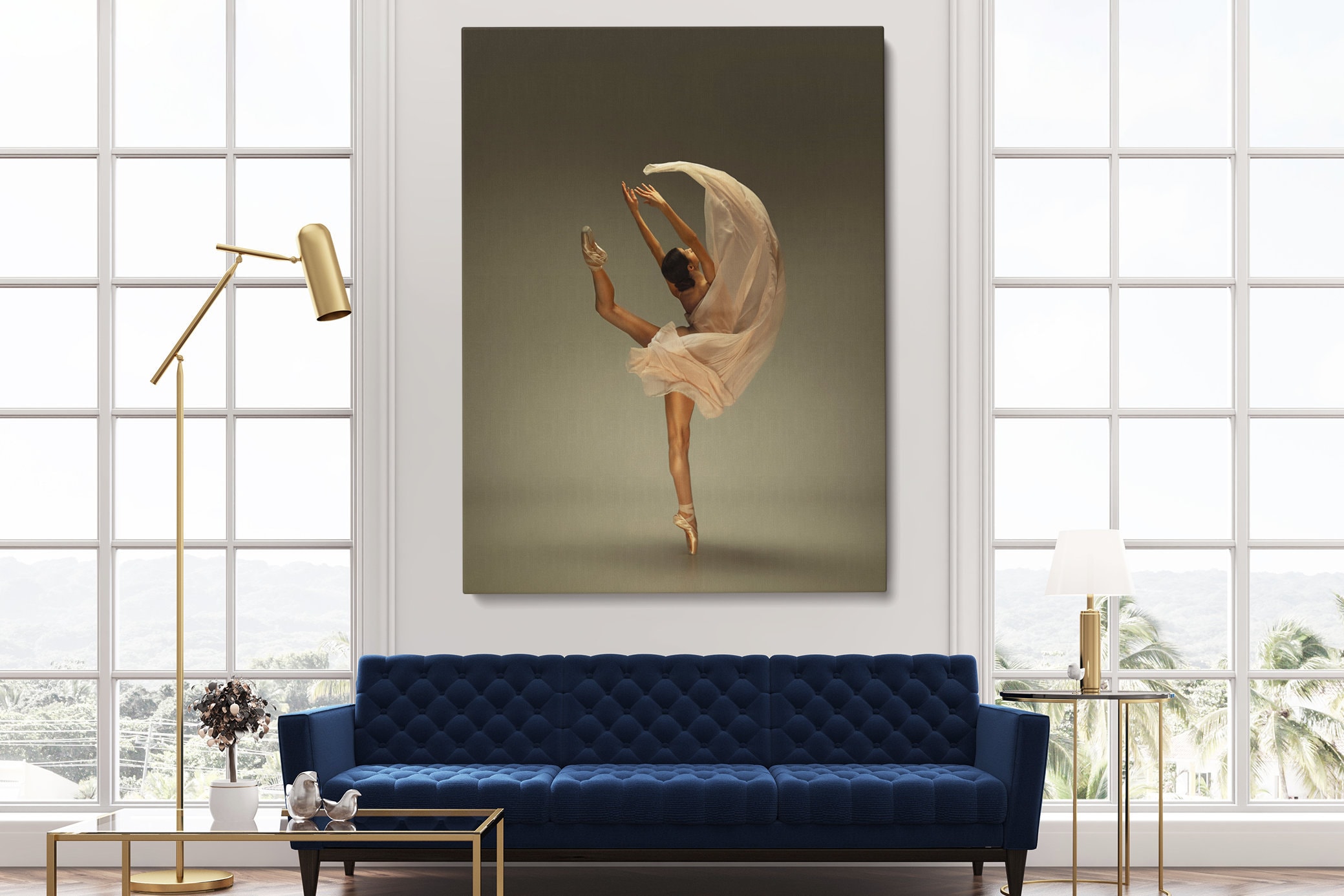 Ballerina Dancer Art Ballet Wall Art Large Minimalist - Etsy