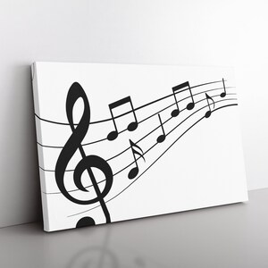Music Notes Wall Art | Music Home Decor | Musical Notes Decor | Music ...