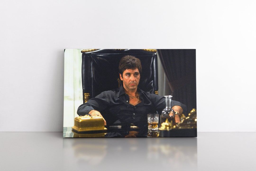 Scarface Wall Art | Scarface Movie Scene | Canvas Wall Art | Home Decor ...
