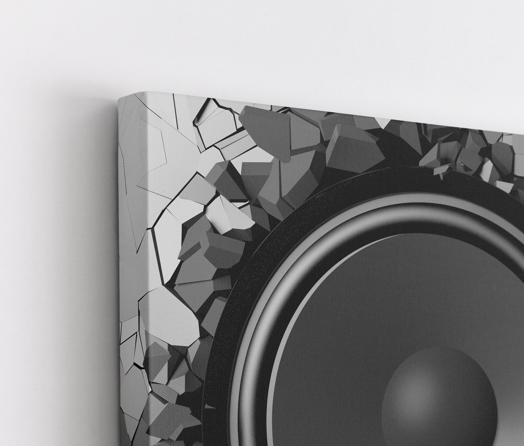 Loudspeaker Sound Bass Black Background Wall Loud Audio | Etsy