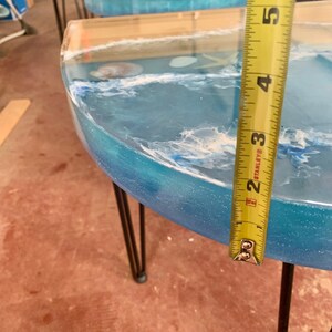 Set of 2 Resin Wave Tables Beach Resin Wave Tables Made in - Etsy
