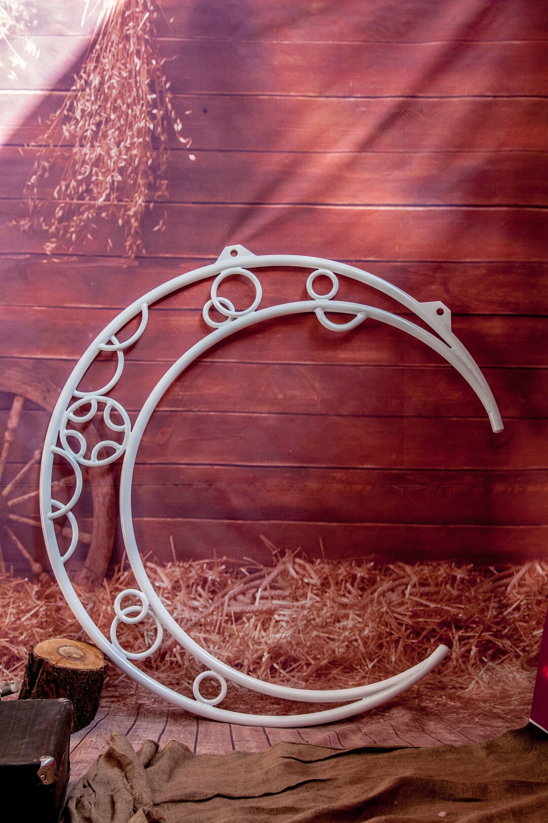 Aerial Hoop Moon Lyra Stainless Steel - Etsy UK