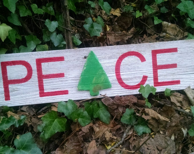 Reclaimed Wood PEACE Sign Reclaimed Wood Sign - Etsy