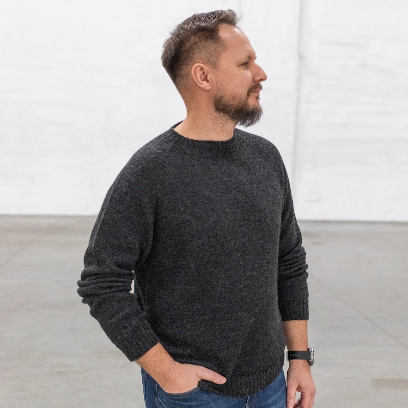 Boiled Wool Blue Cardigan - Etsy