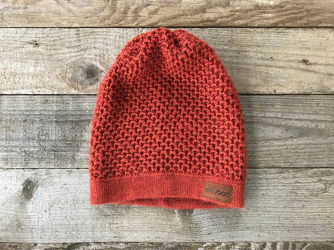 Orange Alpaca hat wool knit slouchy beanie knitted women | Etsy
