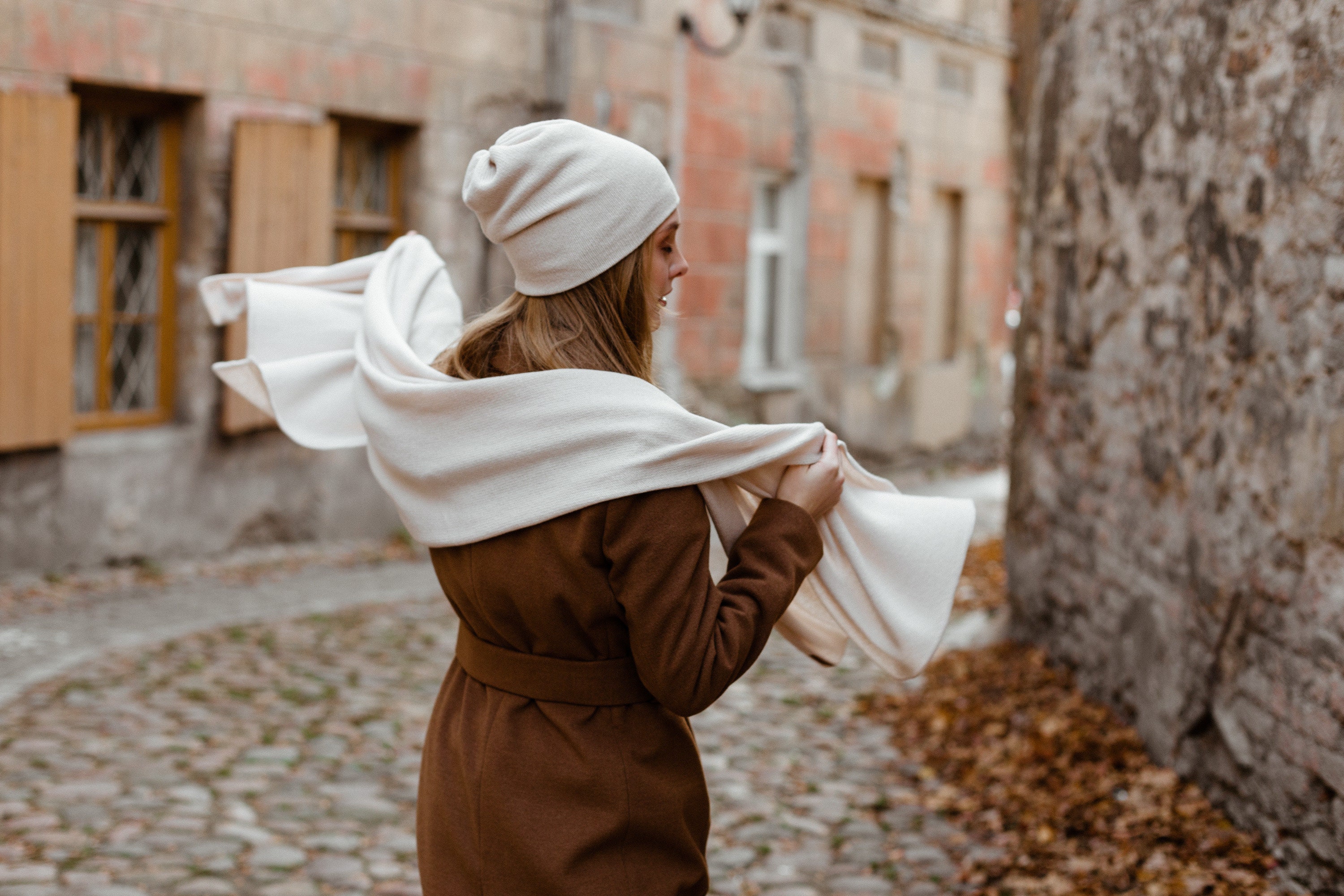 Oatmeal cashmere scarf store