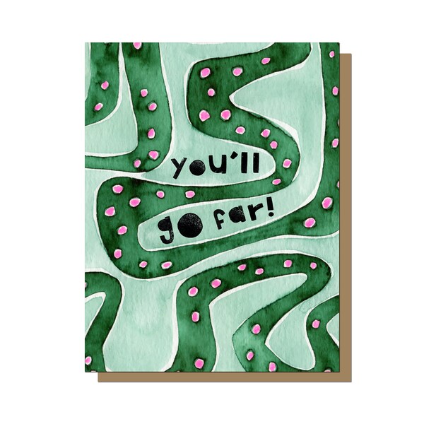 Way to Go Card - Etsy