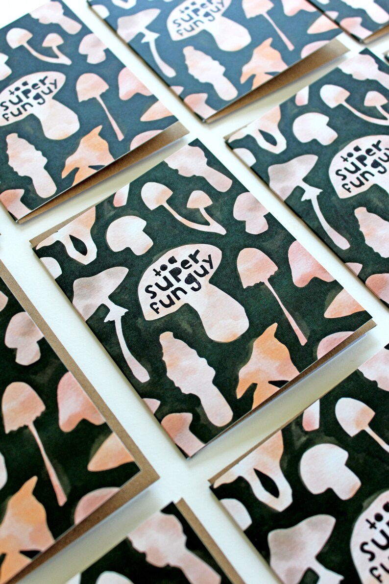 Super Fun Guy Greeting Card Funny Fathers Day Cards Birthday | Etsy