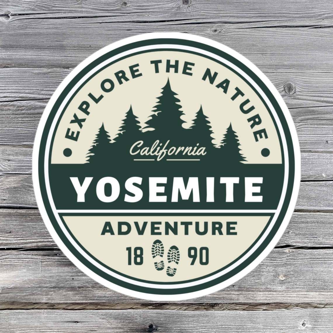 Yosemite Sticker, National Parks, California - Etsy