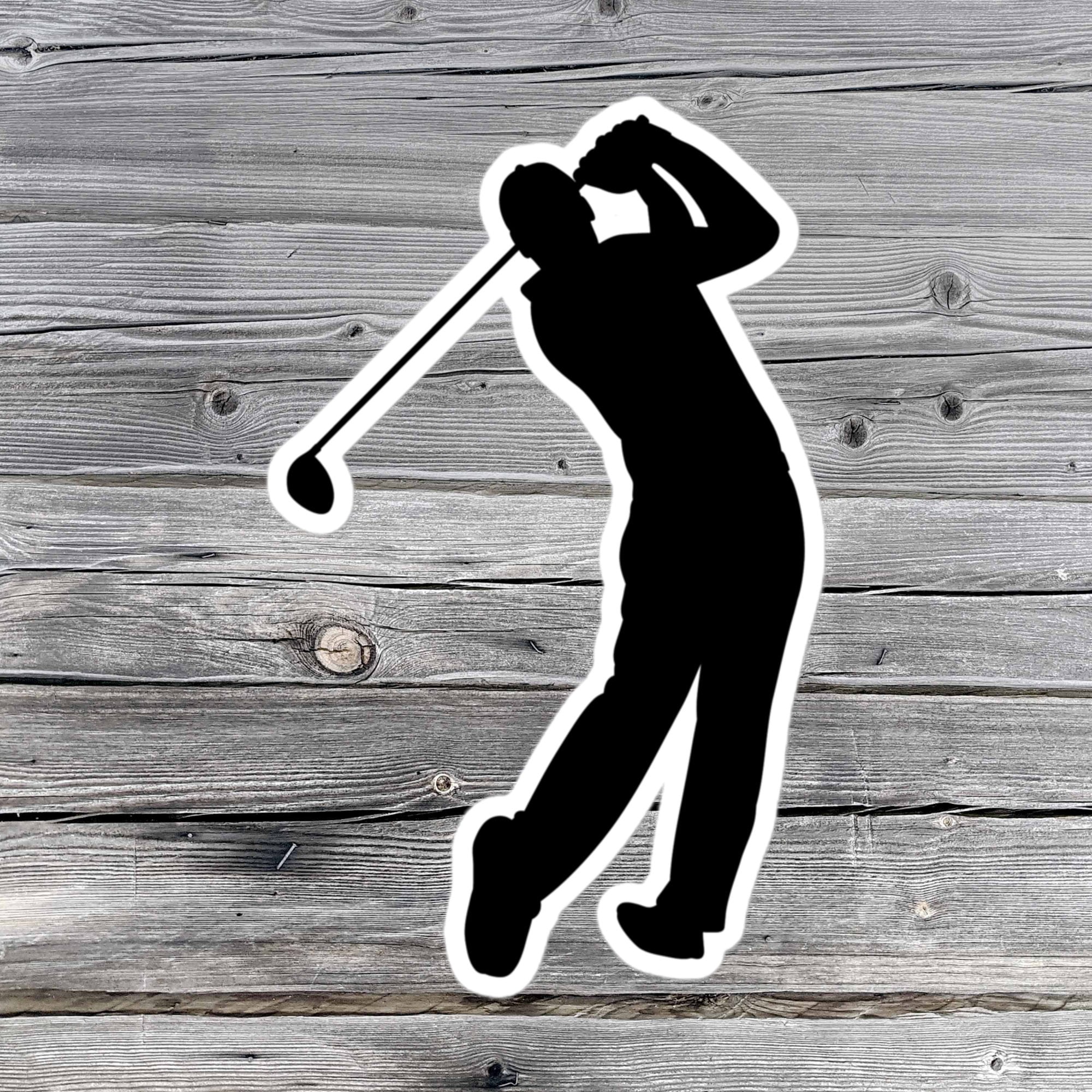 Golf Sticker, Golfing, Driver, Silhouette Logo - Etsy