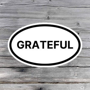 Grateful Sticker, Gratitude, Present Moment, Appreciation - Etsy
