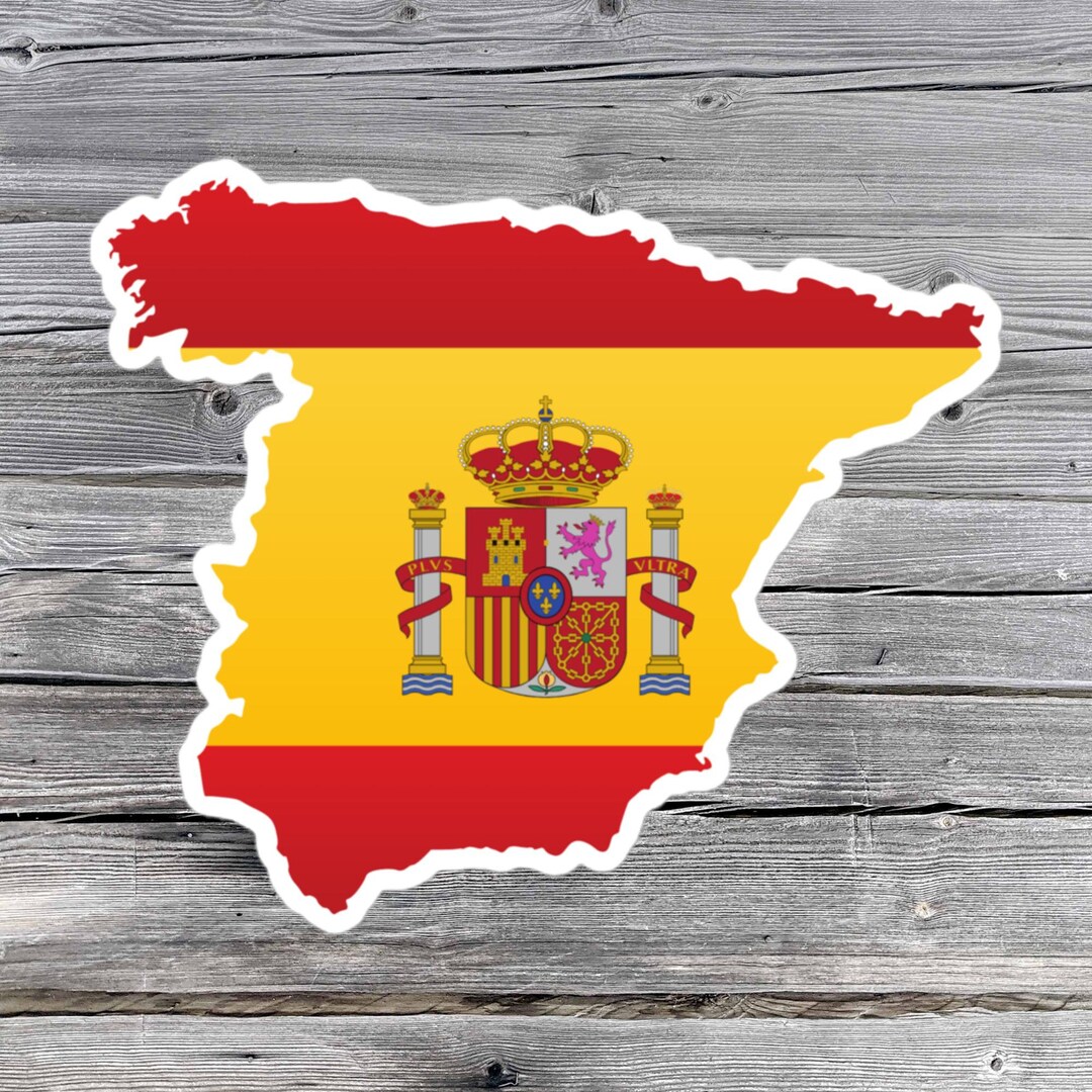 Spain Sticker, Spanish Flag, Espana, ESP - Etsy
