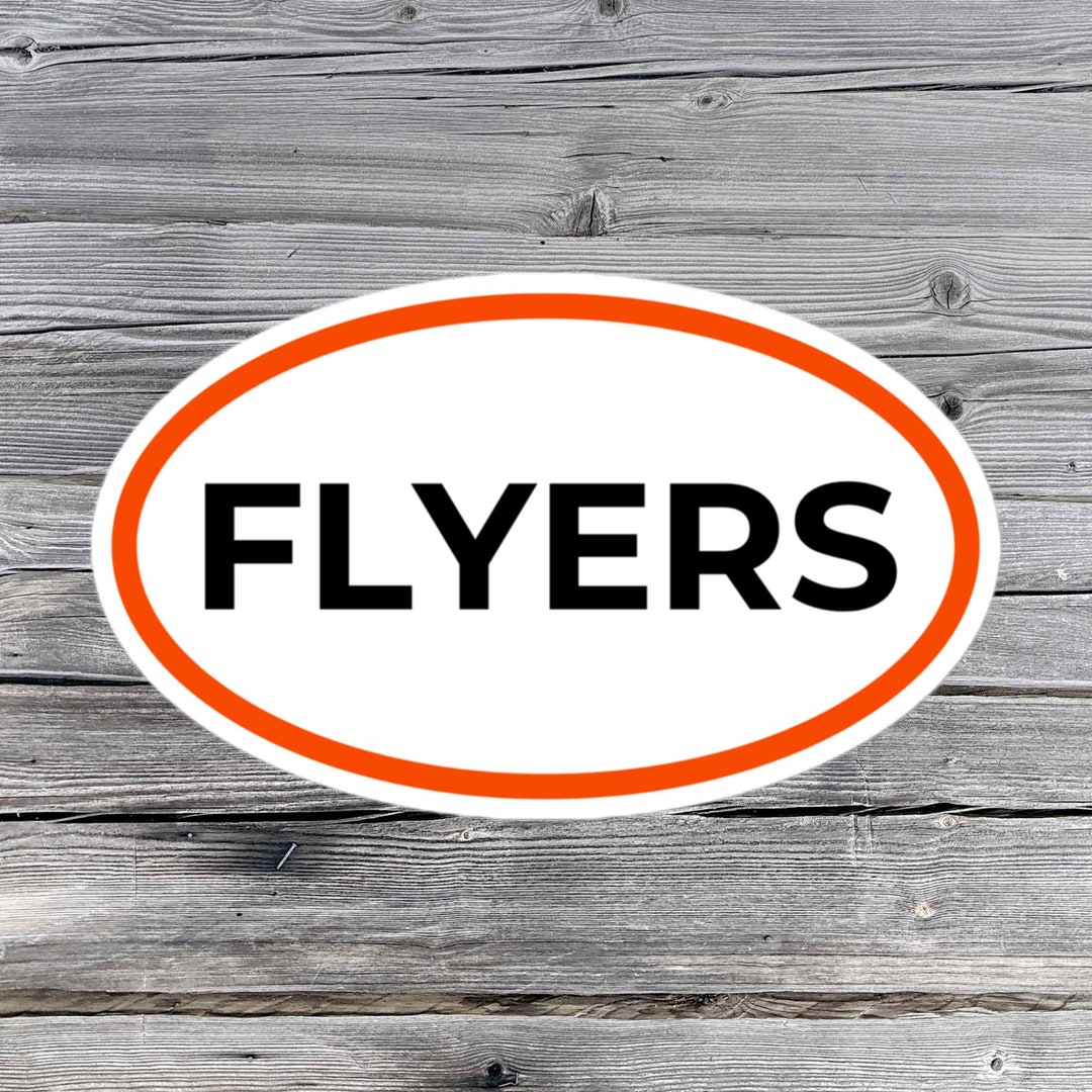 Flyers Sticker, Philadelphia, Orange and Black - Etsy