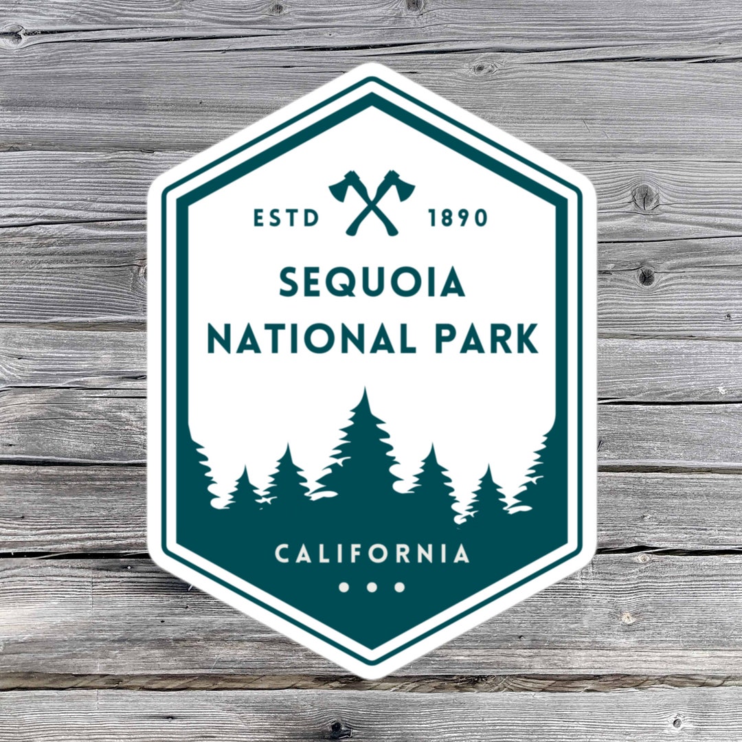 Sequoia National Park Sticker, California, Trees, Nature - Etsy