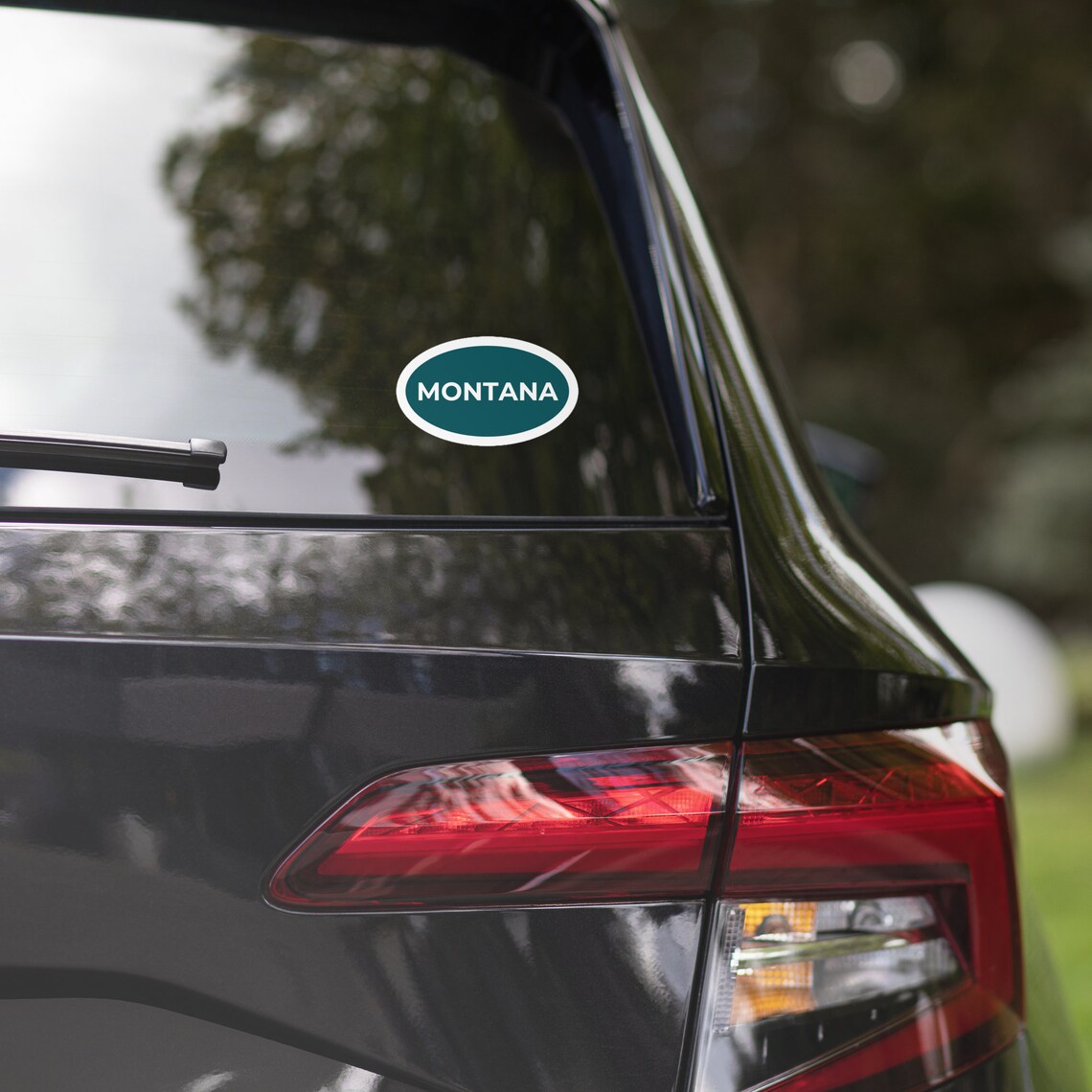 Montana Sticker, Mountains, Oval Logo - Etsy