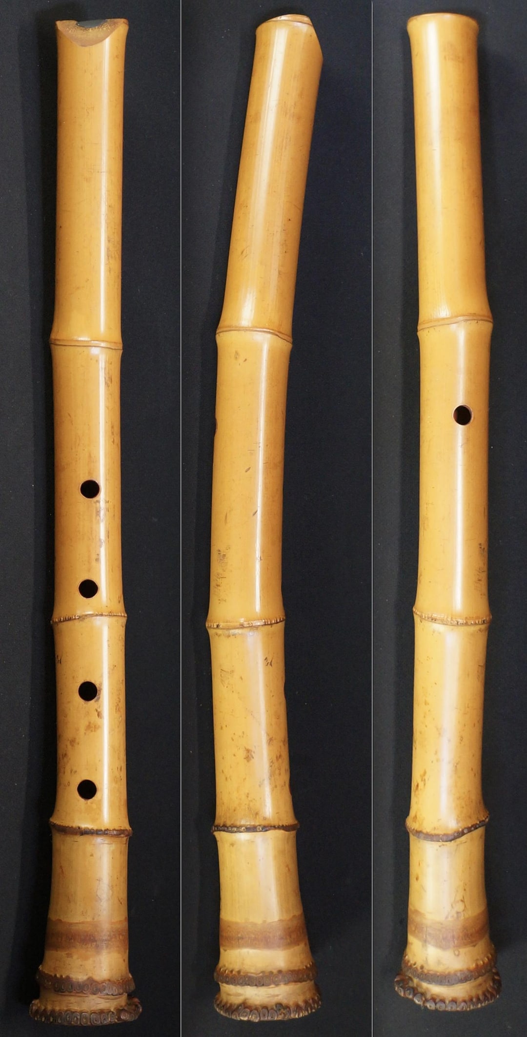 Japan Zen Monk Flute Shakuhachi 1950 Bamboo Hand Craft Flute - Etsy