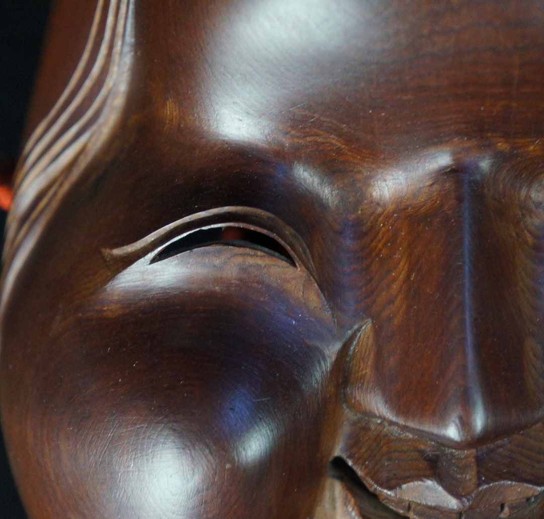 Japanotafuku Mask Wood Carving 1974ruralfolklorecraft - Etsy