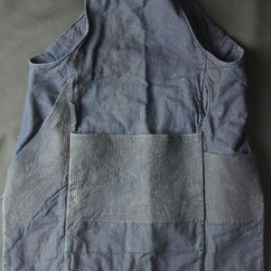 Antique Rural Japan Daiku Carpenter Worker Class Tool Apron 1800 blue ...