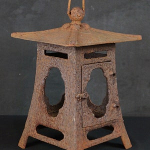 Japan Garden Lantern Tourou Lamp Dragon Motif 1900 Japan Craft - Etsy