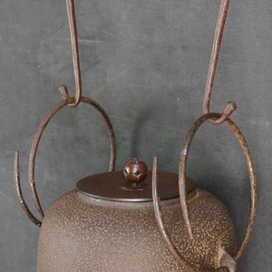 Japan Sand Cast Iron Kettle Chagama 1900stea Ceremony Chashitsu Room - Etsy