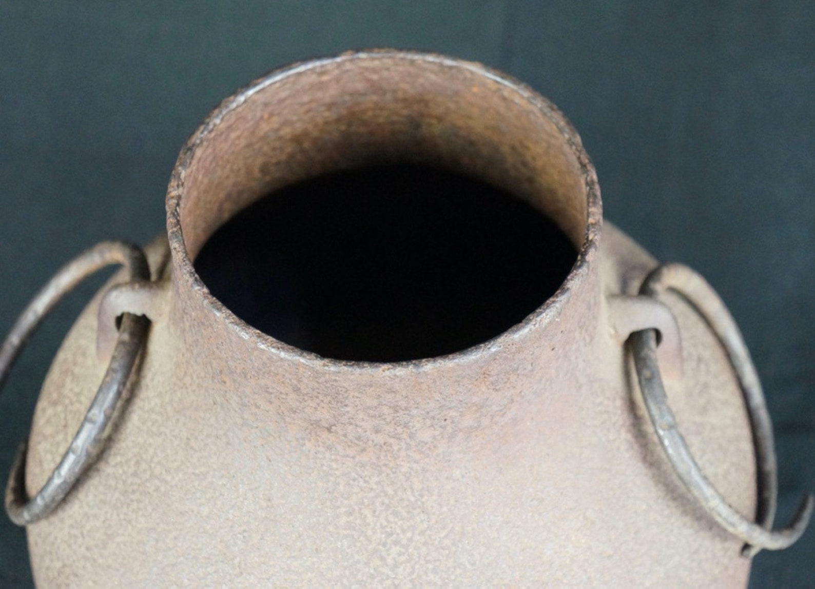 Japan Tea Ceremony Sand Cast Iron Kettle Chagama 1900s Japanese Craft ...