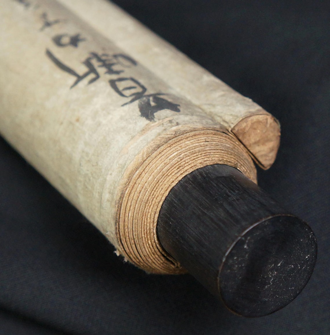 Japanese Tanuki and Usagi Rabbit Scroll Painting Watercolor Kakejiku ...