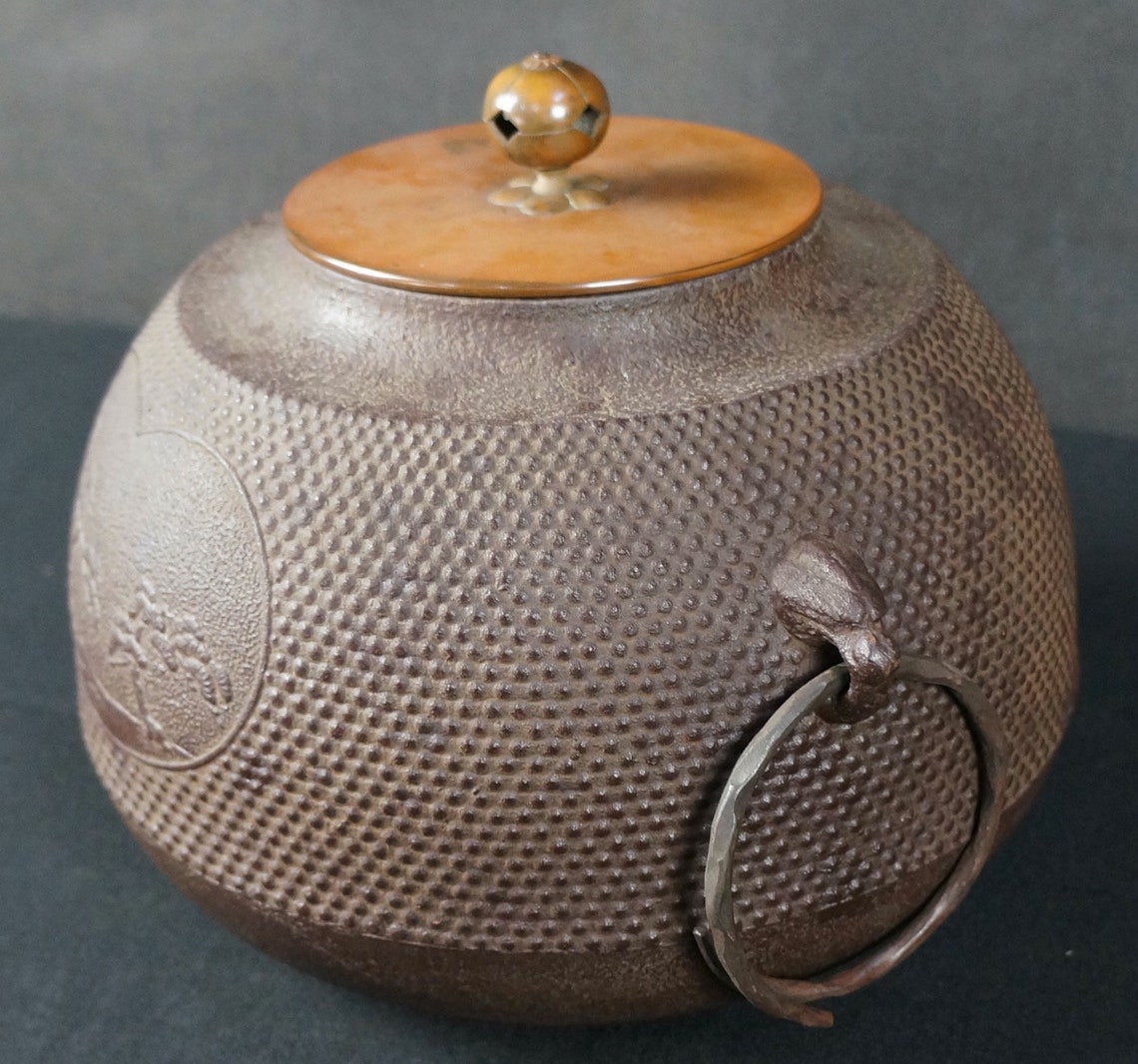 Japan Tea Chagama Tea Ceremony Kettle Lost Wax Craft 1970s Iron Work - Etsy