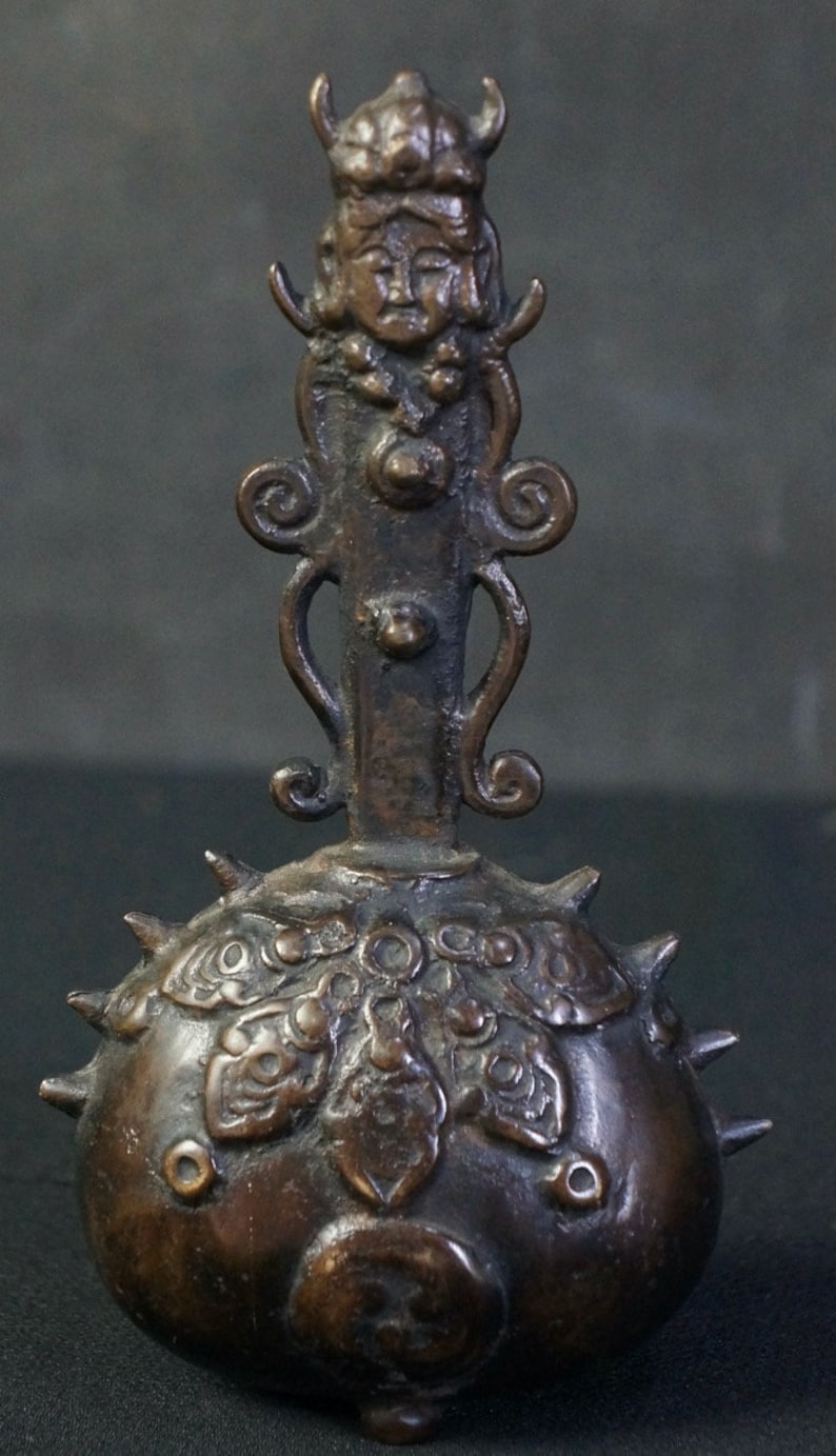 Japan Suzu Bronze Bell Antique Tea Ceremony Craft 1880s Lost | Etsy