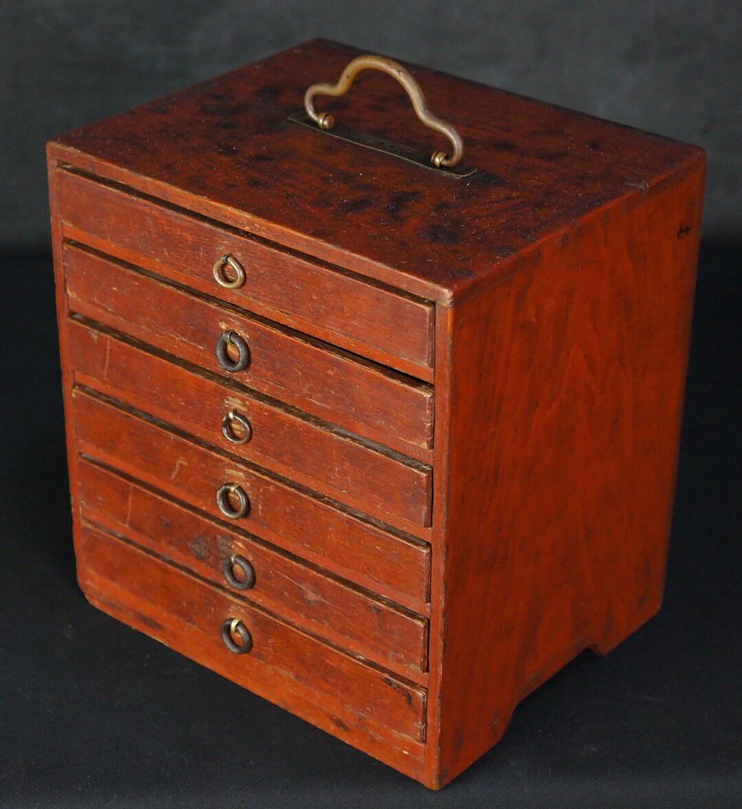 Antique Japan Tool Box Small Cabinet 1800 Interior Wood Craft - Etsy