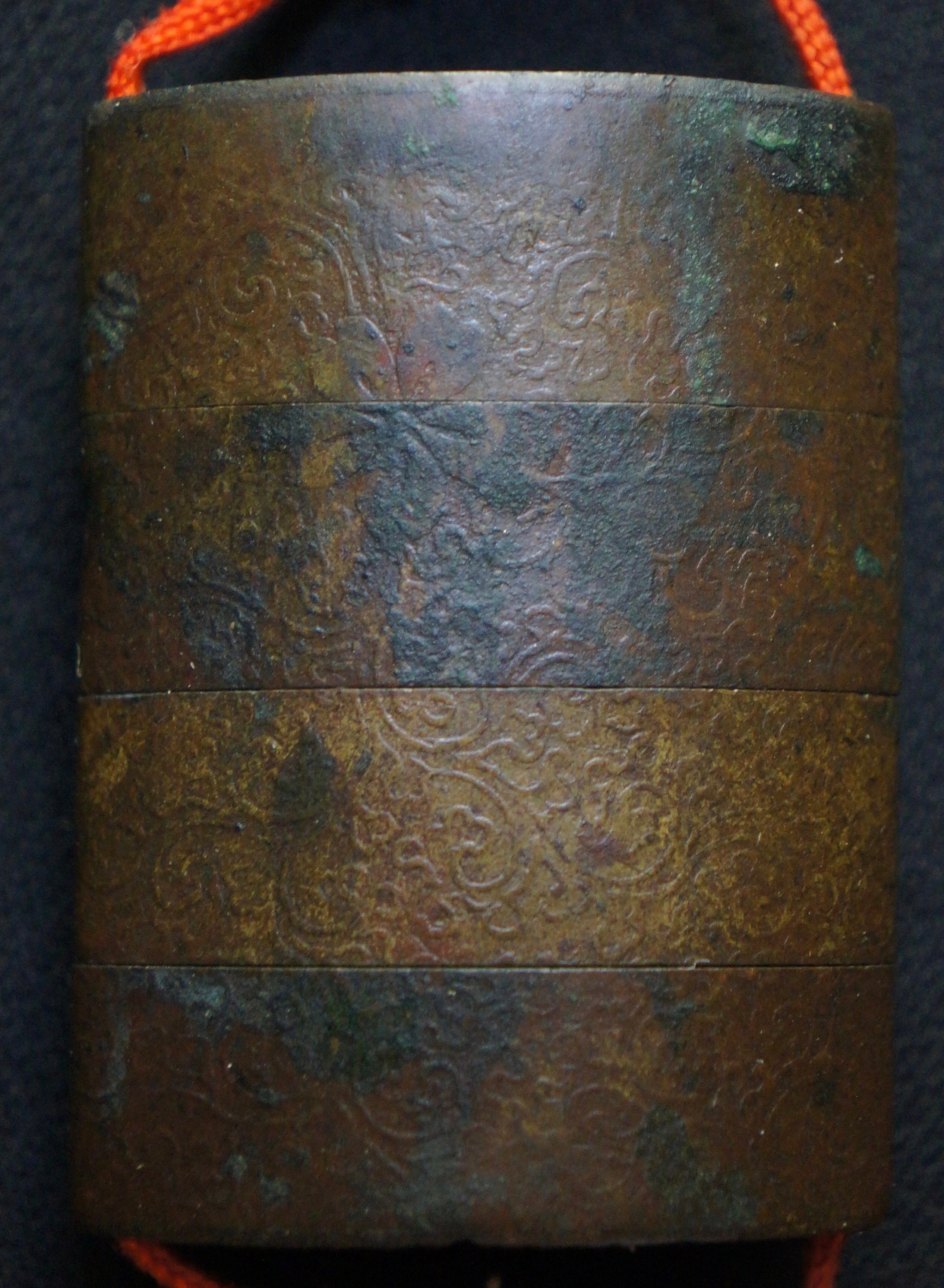 Antique Samurai Inro Bronze Medicine box 1880s japan historical Craft ...
