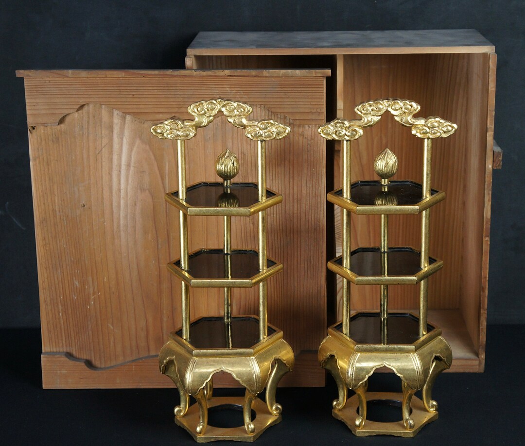 Japanbuddhist Monk Shrine Altar Tool 1900 Meijiwood Craft - Etsy