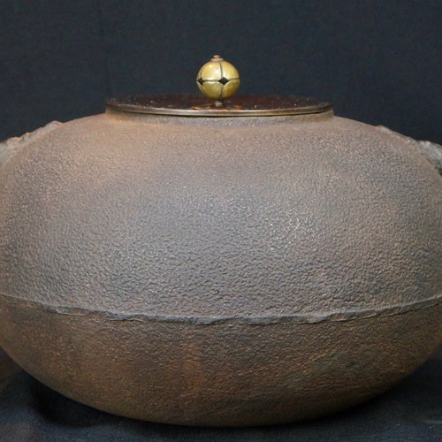 Japan Tea Ceremony Sand Cast Iron Kettle Chagama 1900s - Etsy