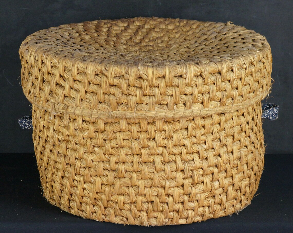Antique Japan Rural Straw Craft Neko-bako Cat Box 1880s - Etsy